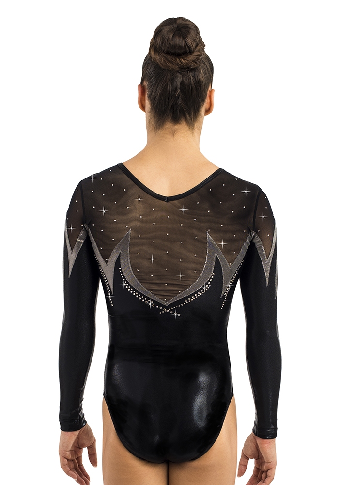 Eleganter Turnanzug LUMIRA/1 Langarm - Gymnastics leotards, unitards ...