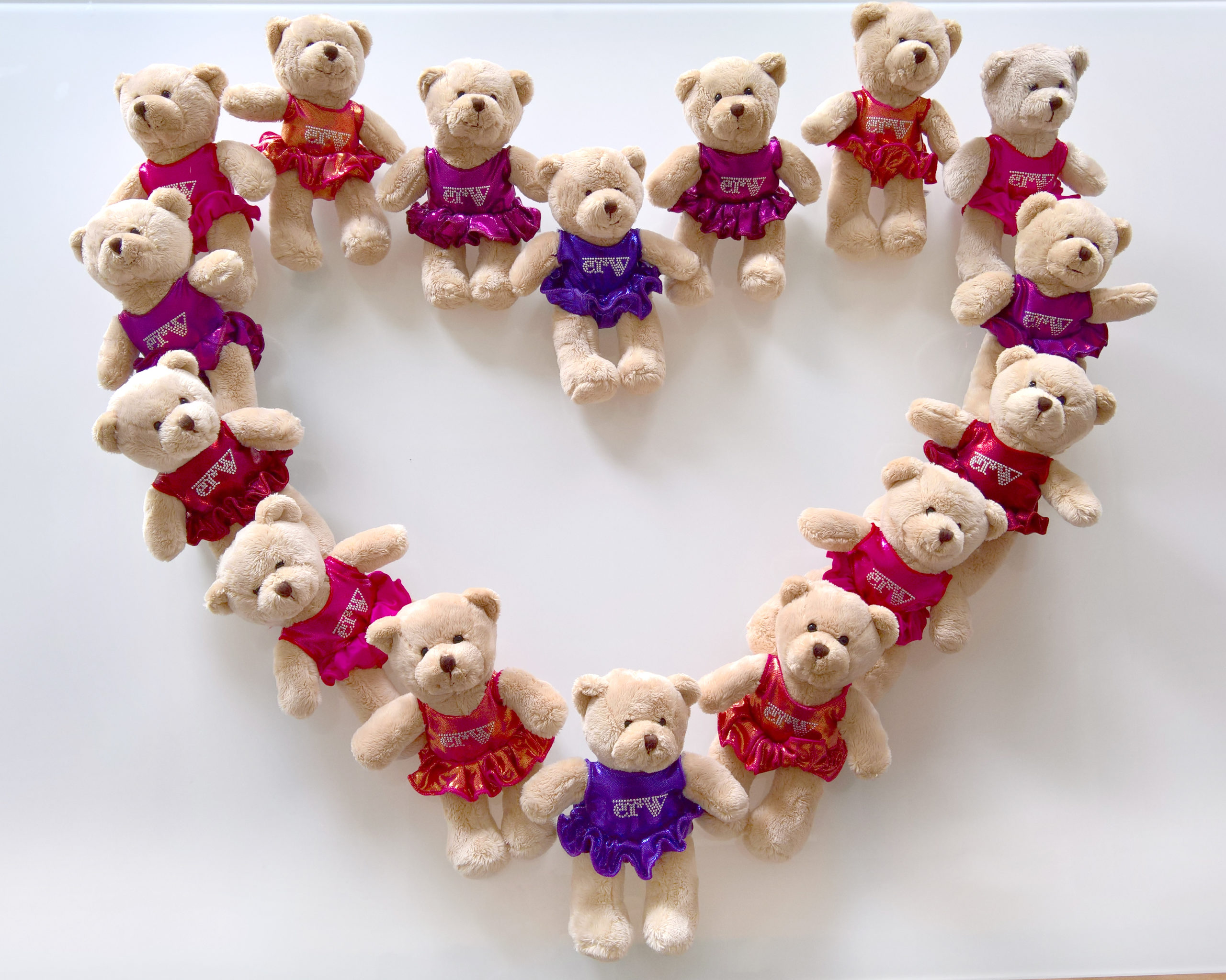 ERVY Teddybär mit Turnanzug - bordeaux - Gymnastics leotards, unitards ...