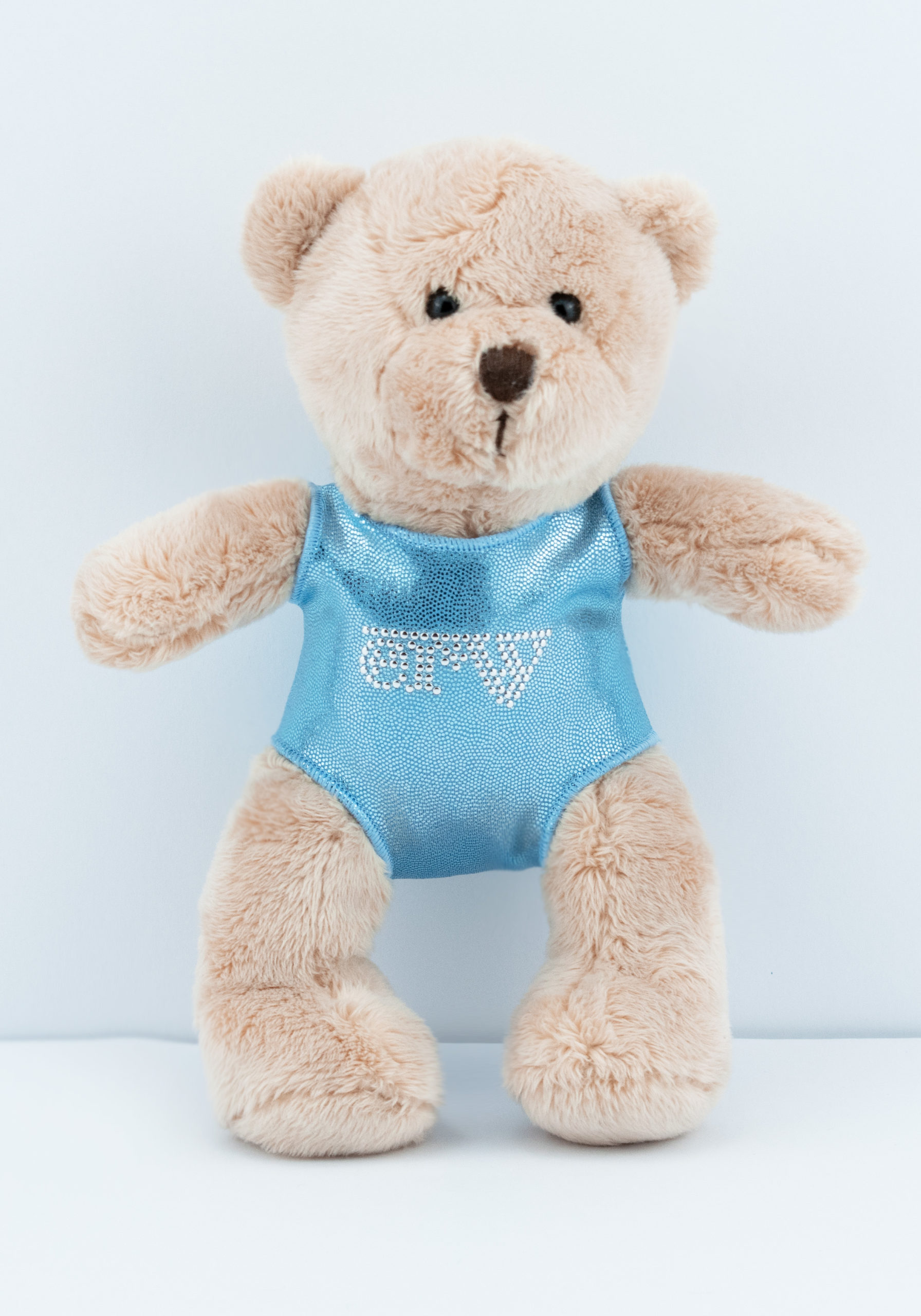 ERVY Teddybär mit Turnanzug - hellblau - Gymnastics leotards, unitards ...