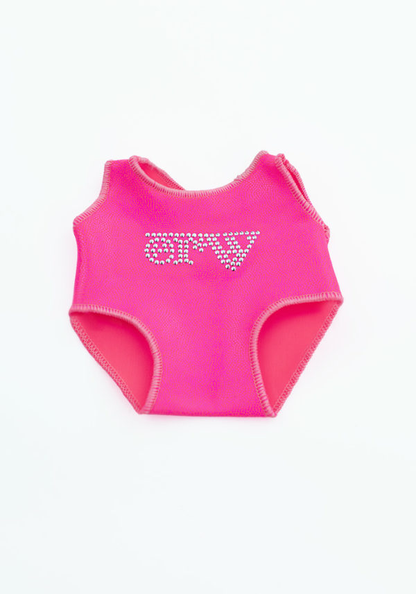 ERVY Turnanzug für Teddybär - fluopink - Gymnastics leotards, unitards ...