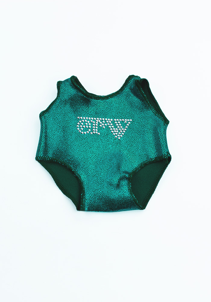 ERVY Turnanzug für Teddybär - petrol - Gymnastics leotards, unitards ...