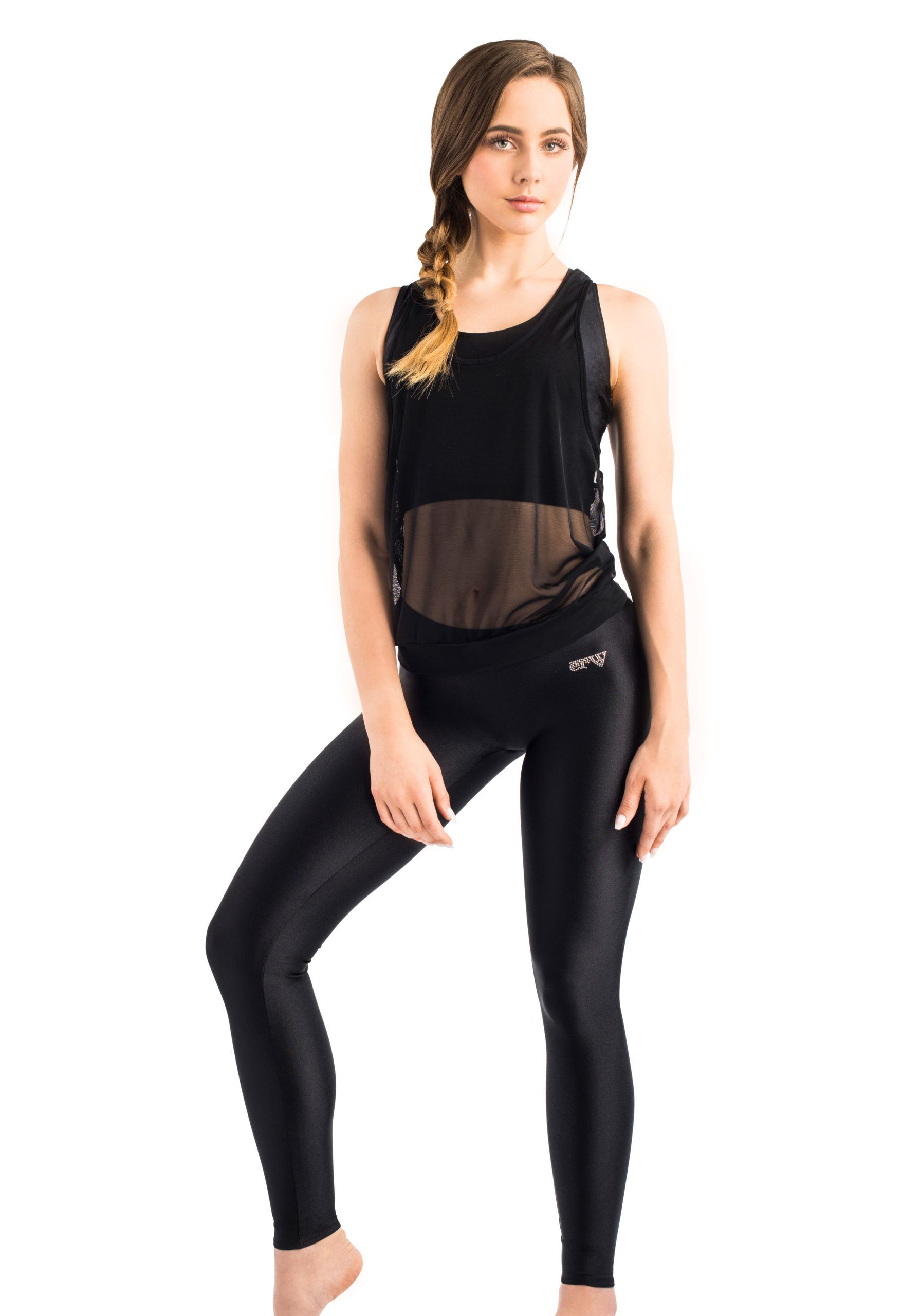 Unisex Long tank top transparent mesh - many colors - Gymnastics ...