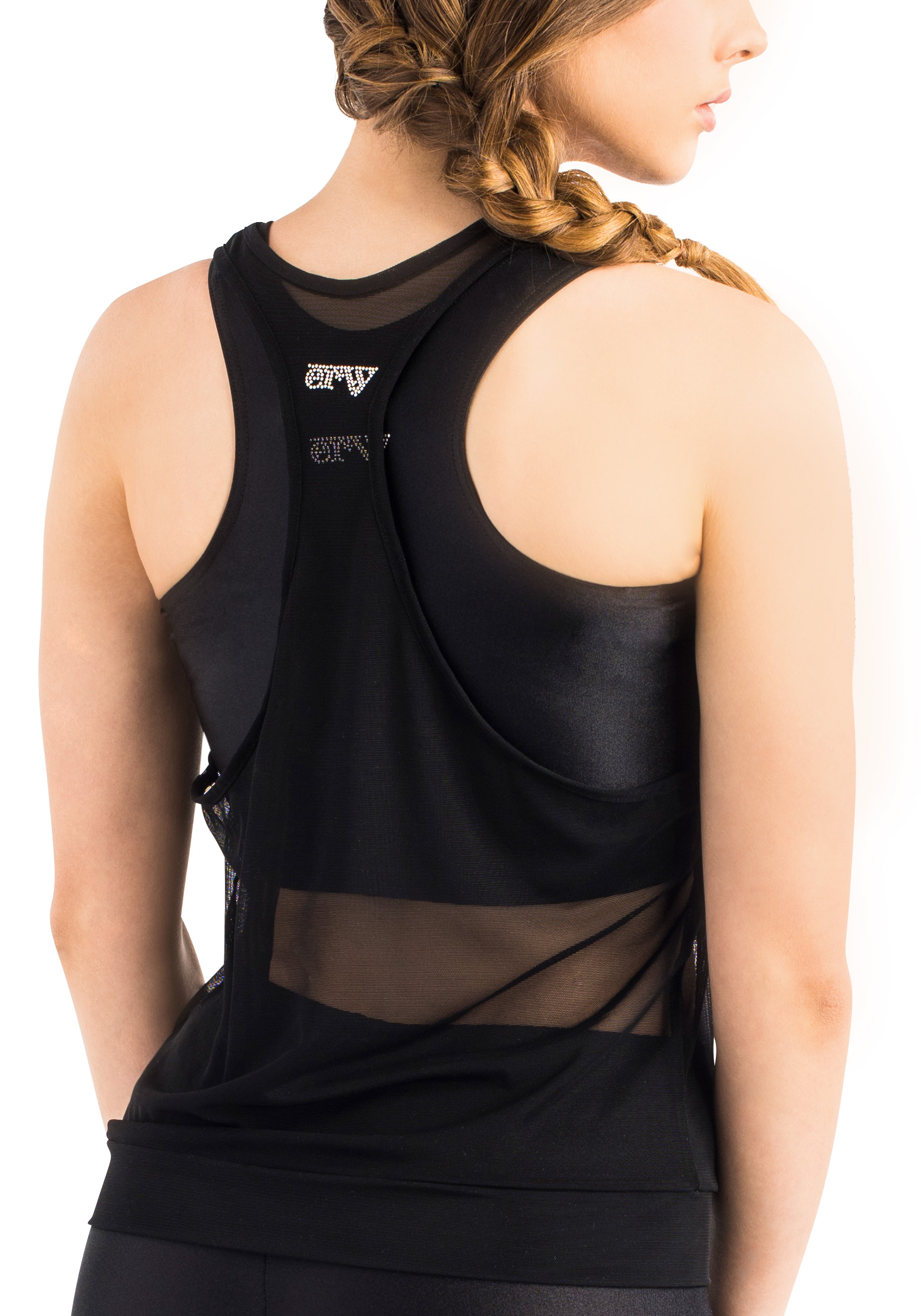 Unisex Long tank top transparent mesh - many colors - Gymnastics ...