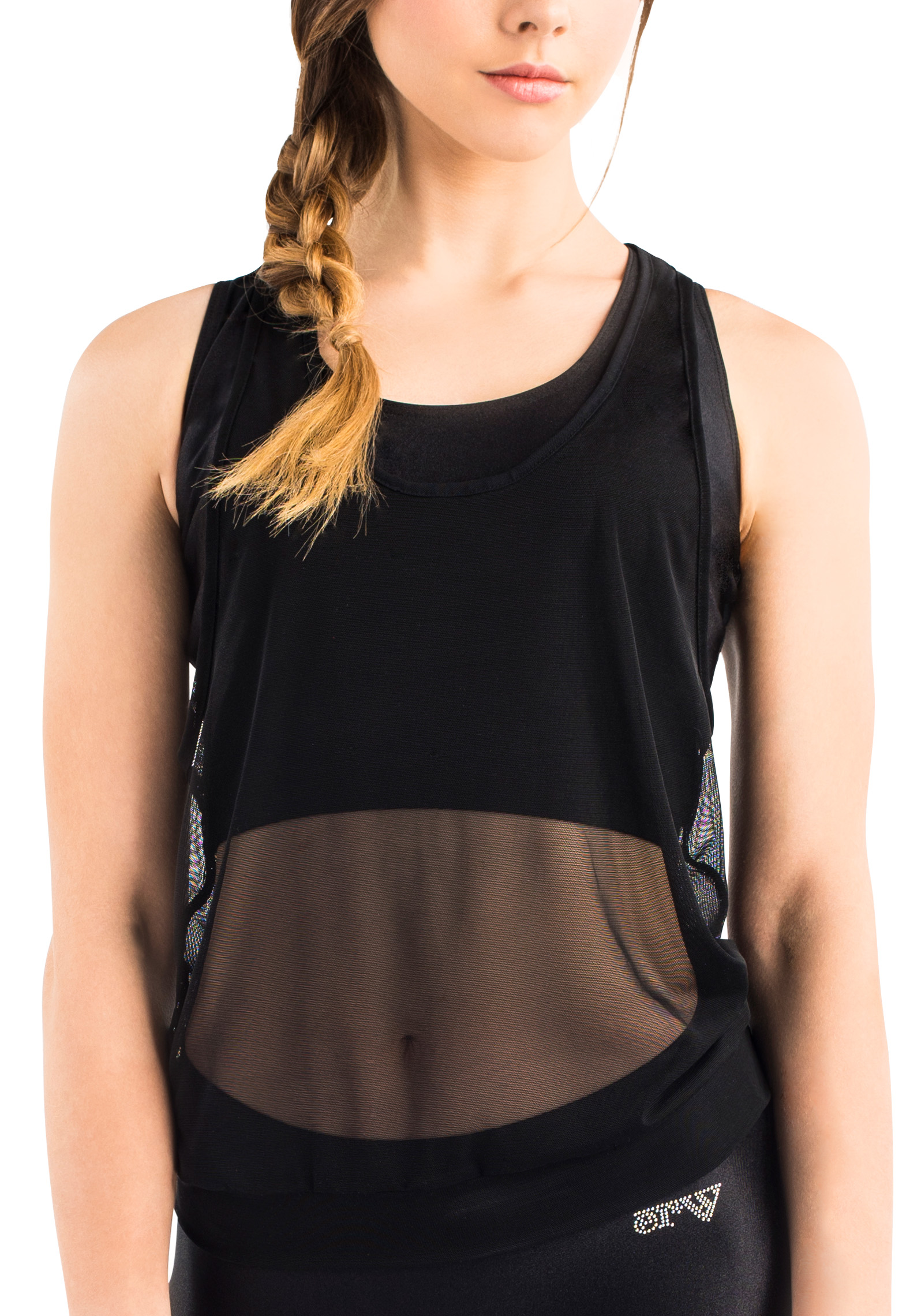 Unisex Long tank top transparent mesh - many colors - Gymnastics ...