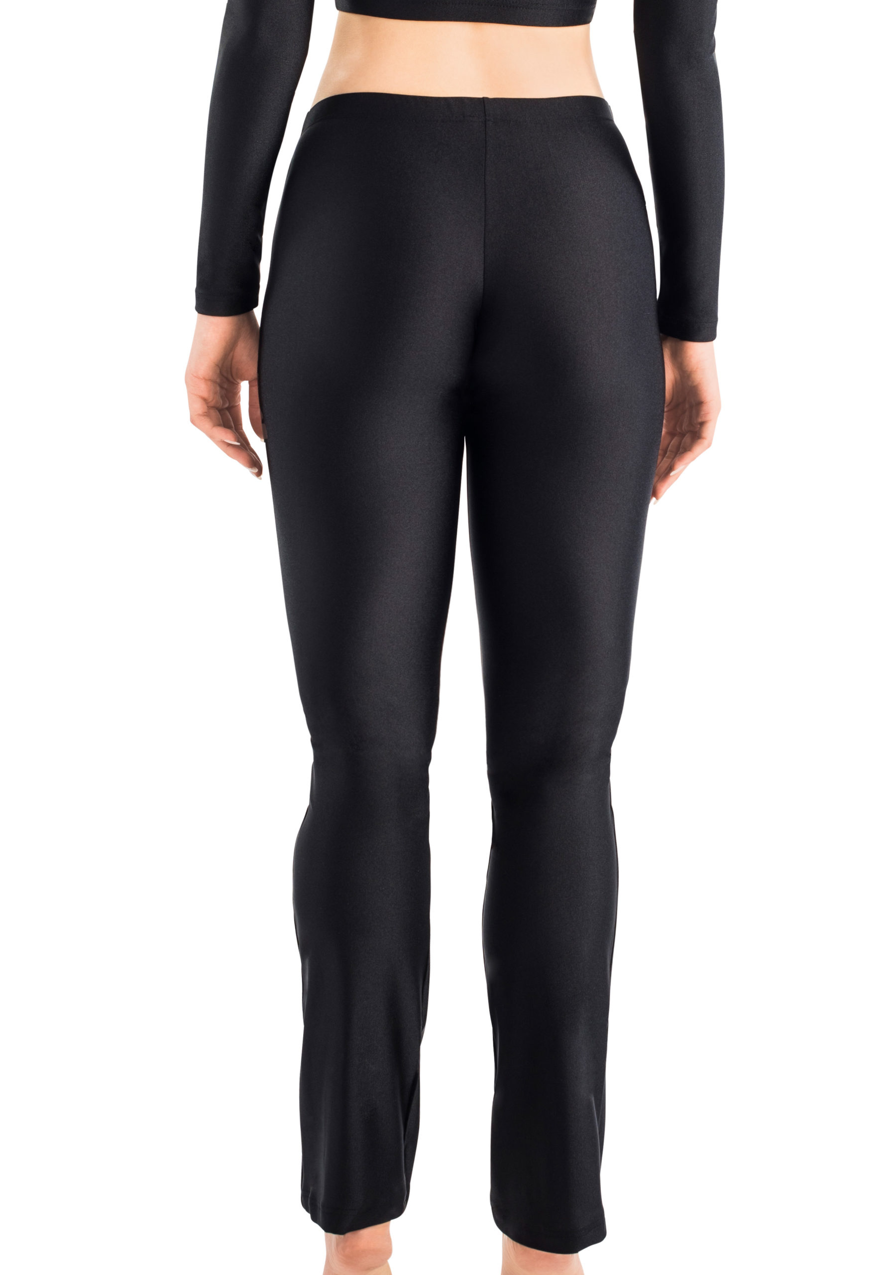 Unisex Jazz pants (low rise) seamless front flared leg - many colors ...