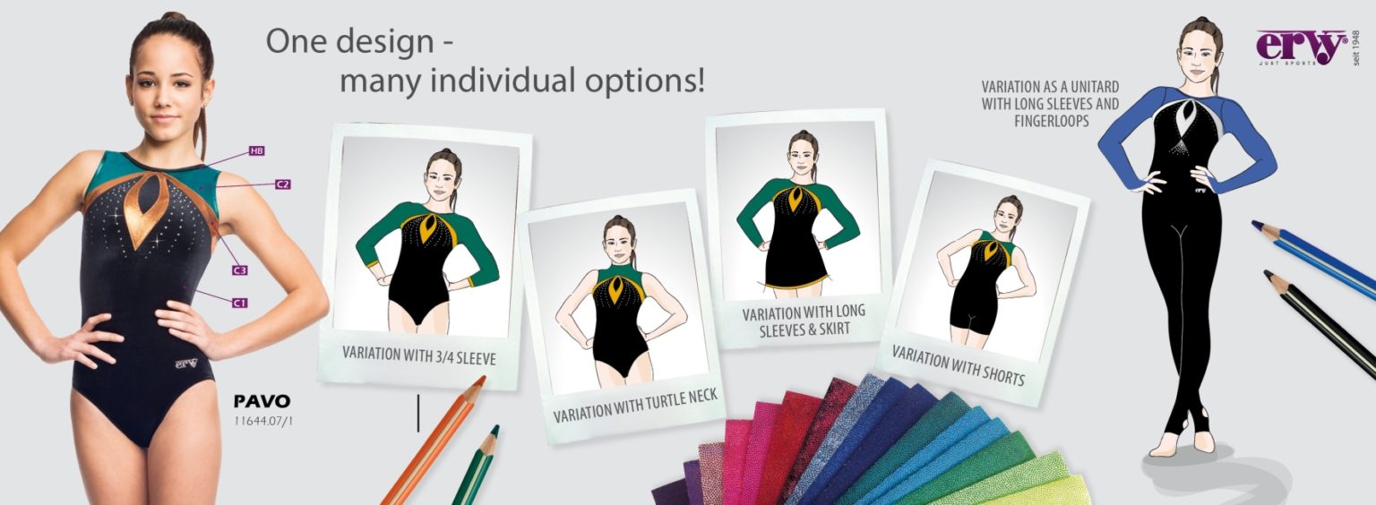 Customized gymnastics wear for adults and kids